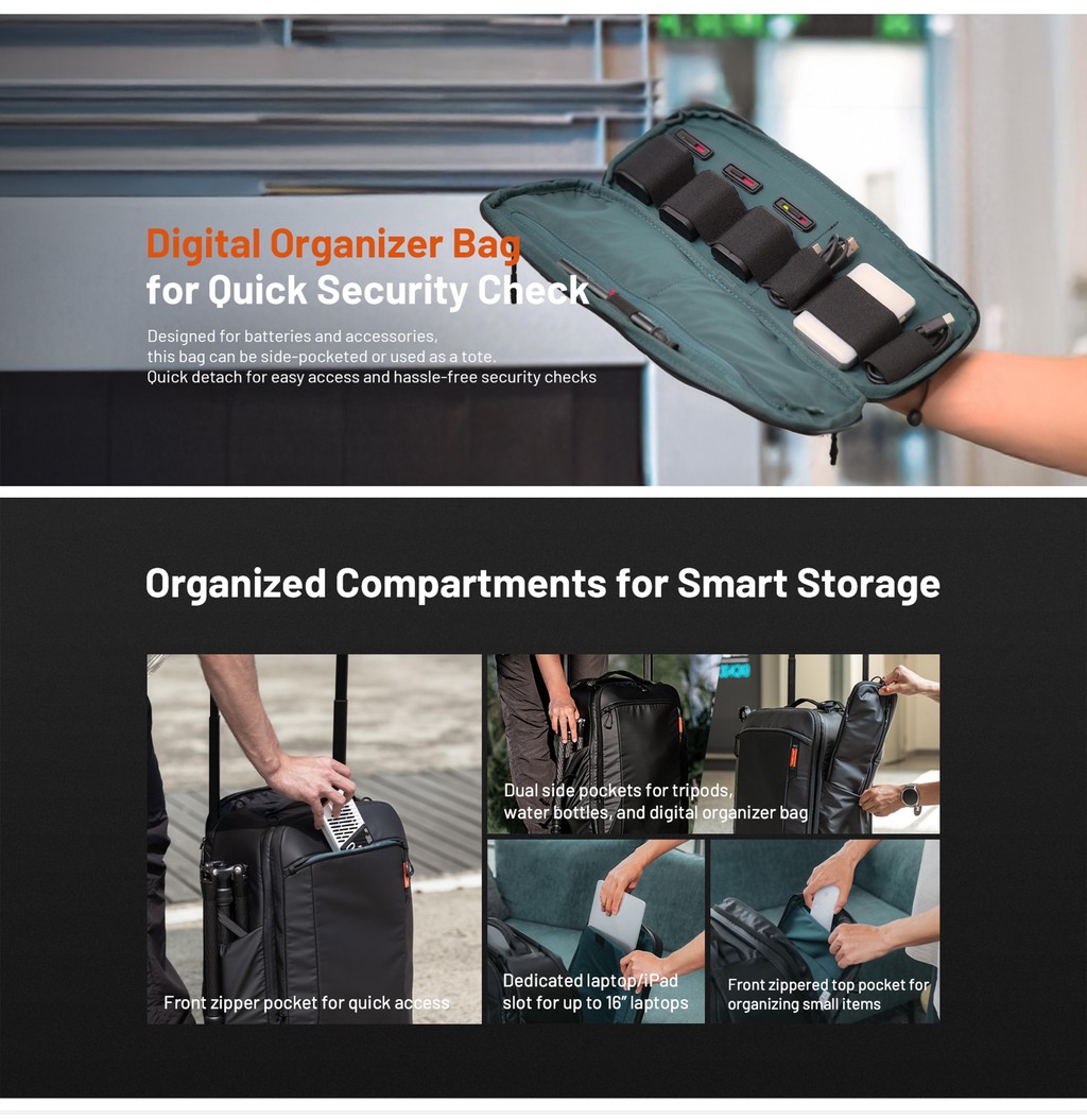 PGYTECH Roller Camera Backpack -- Dual Mode Flexibility Digital ...