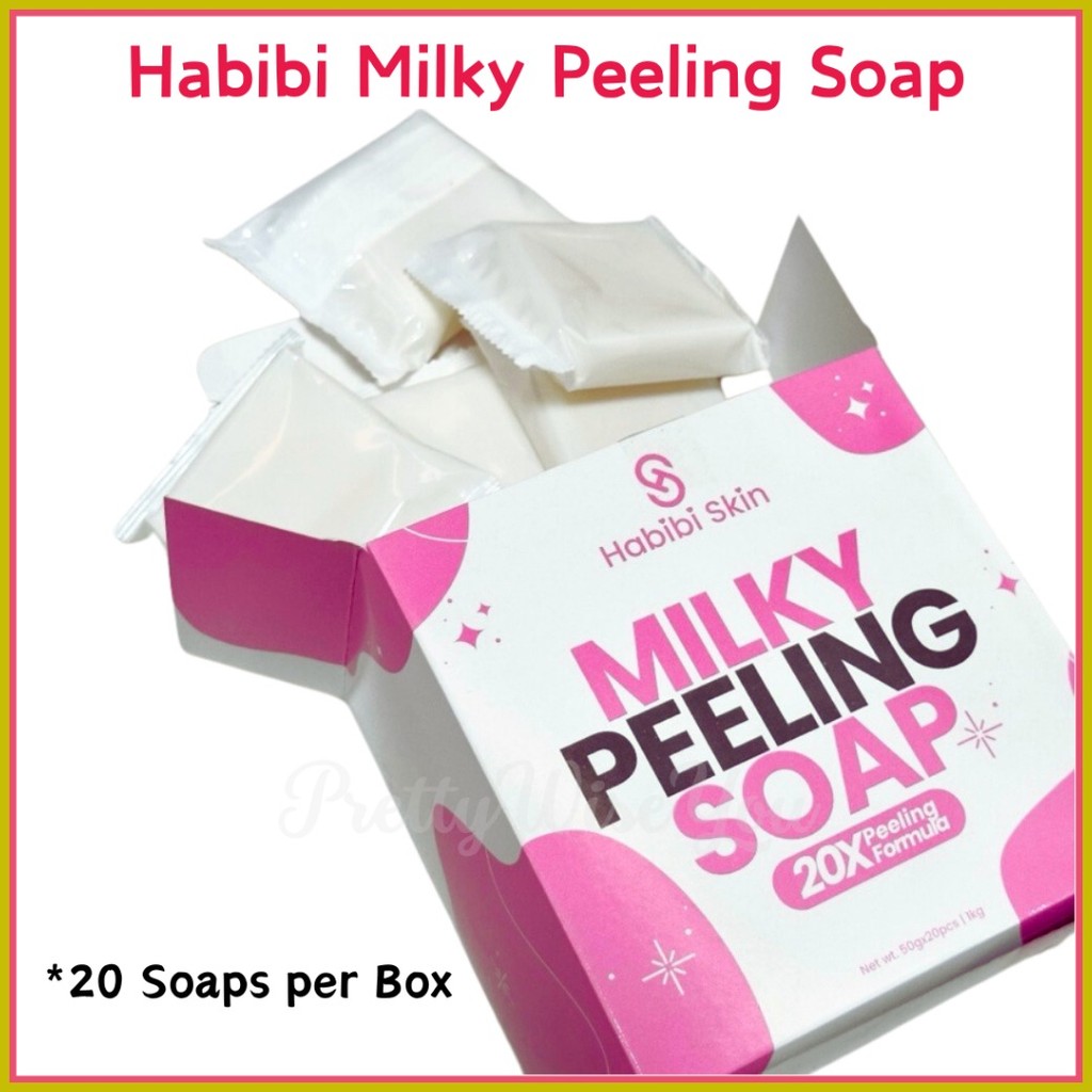 Habibi Milky Peeling Soap 20x Formula Crissa Liaging 1Kilo 20 Soaps ...