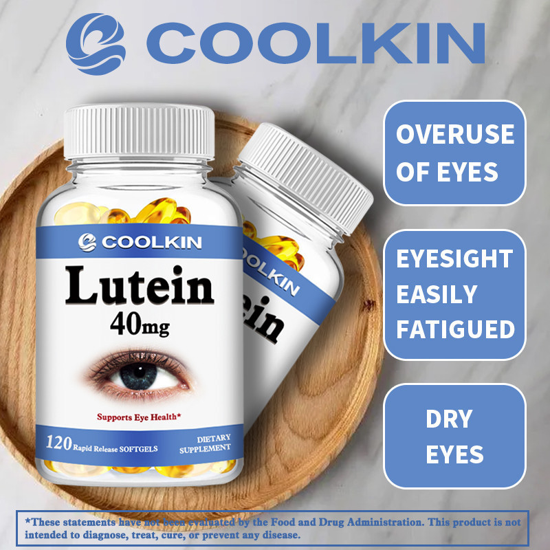 Lutein Capsules, 40 mg Eye Health Supplement, Supports Vision Health ...