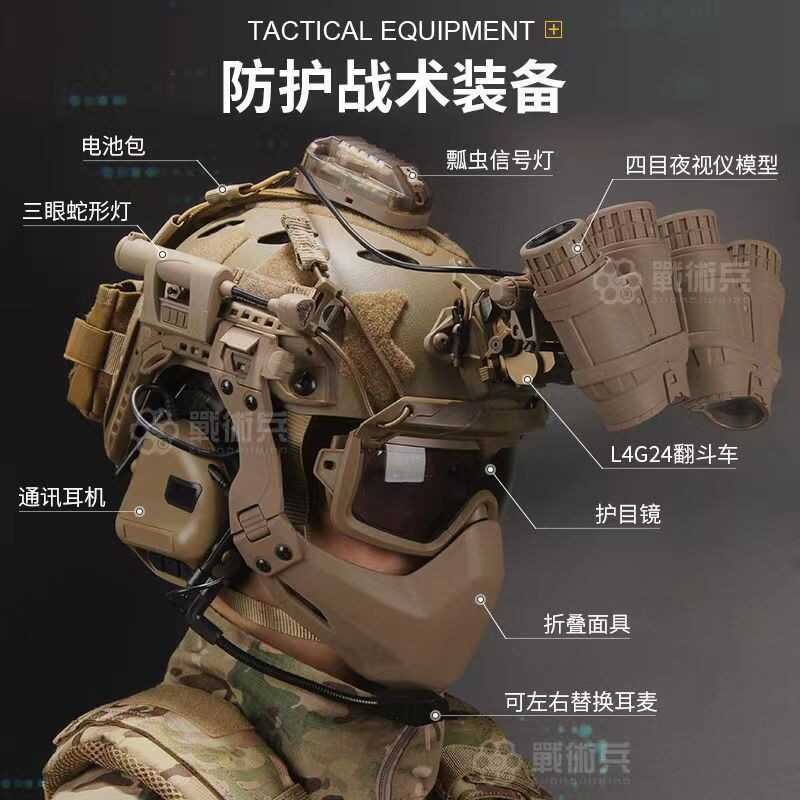 Sea Helmet Based Tactical Helmet, Outdoor Real CS Combat Equipment ...
