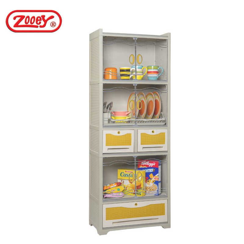 Zooey Master Deluxe 2 Tone Dish Cabinet Stock No. Md-909 | Shopee ...