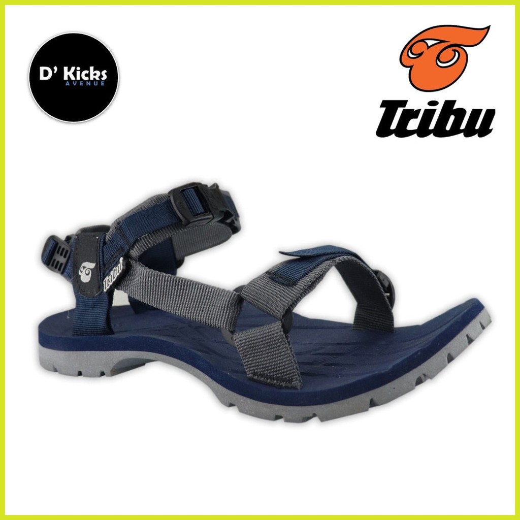 Tribu Outdoor Sandals Mangyan 616 (Blue/Gray) | Shopee Philippines