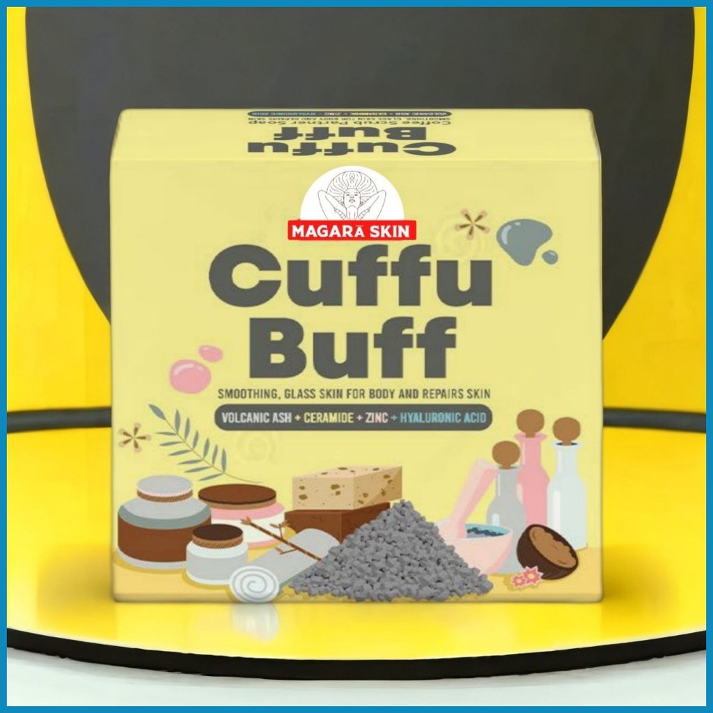 Magara Skin Cuffu Bar Coffee Scrub Soap 60g Volcanic Ash Soap 70g ...