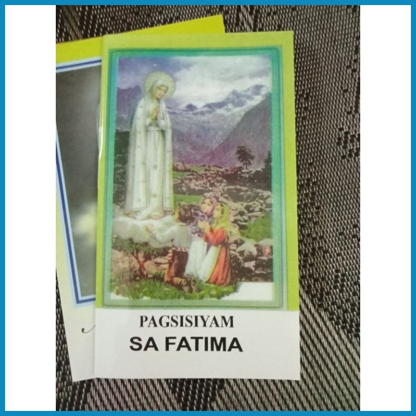 Novena to Our Lady of Fatima(english or tagalog) | Shopee Philippines