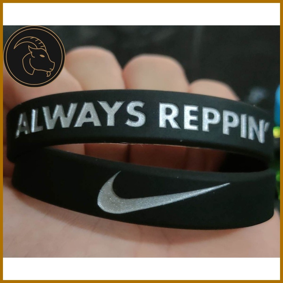 Nike Always Reppin' Black Silver Baller Band | Shopee Philippines