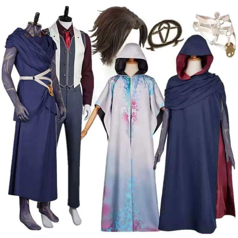 Viktor Arcane Cosplay Fantasia Costume Lol Disguise Adult Hooded Cloak ...