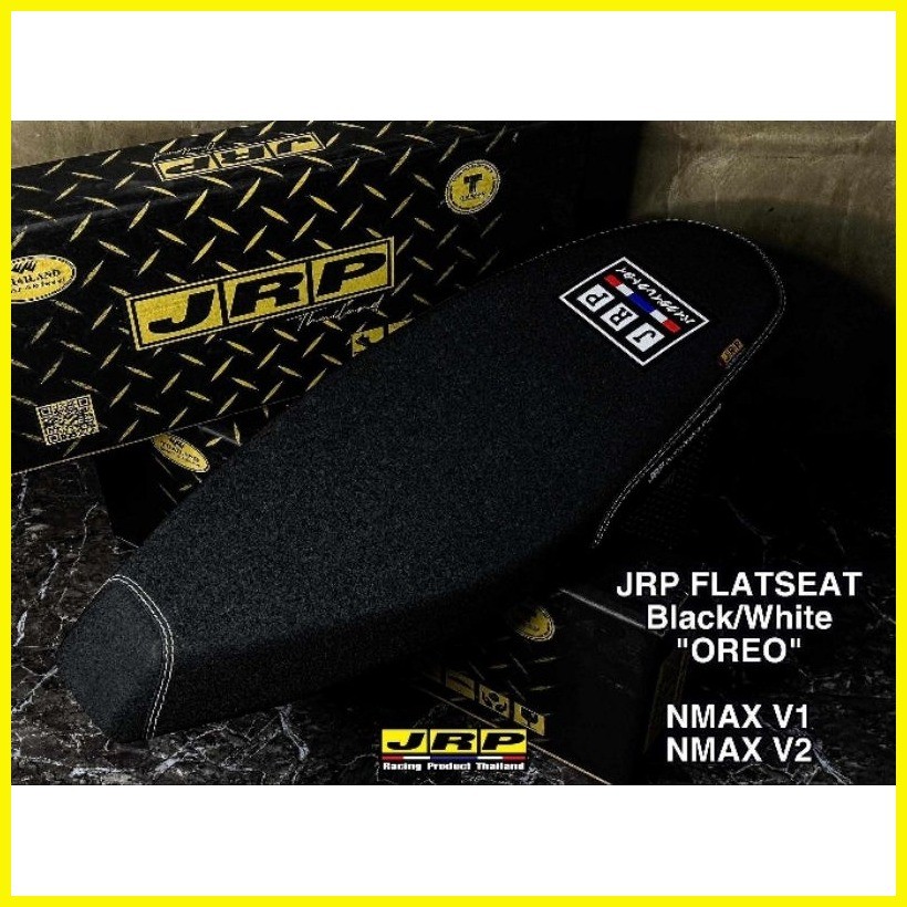 JRP FLATSEAT NEW LOGO OREO / DRY CARBON/ MIO / CLICK / NMAX V1 V2 ...
