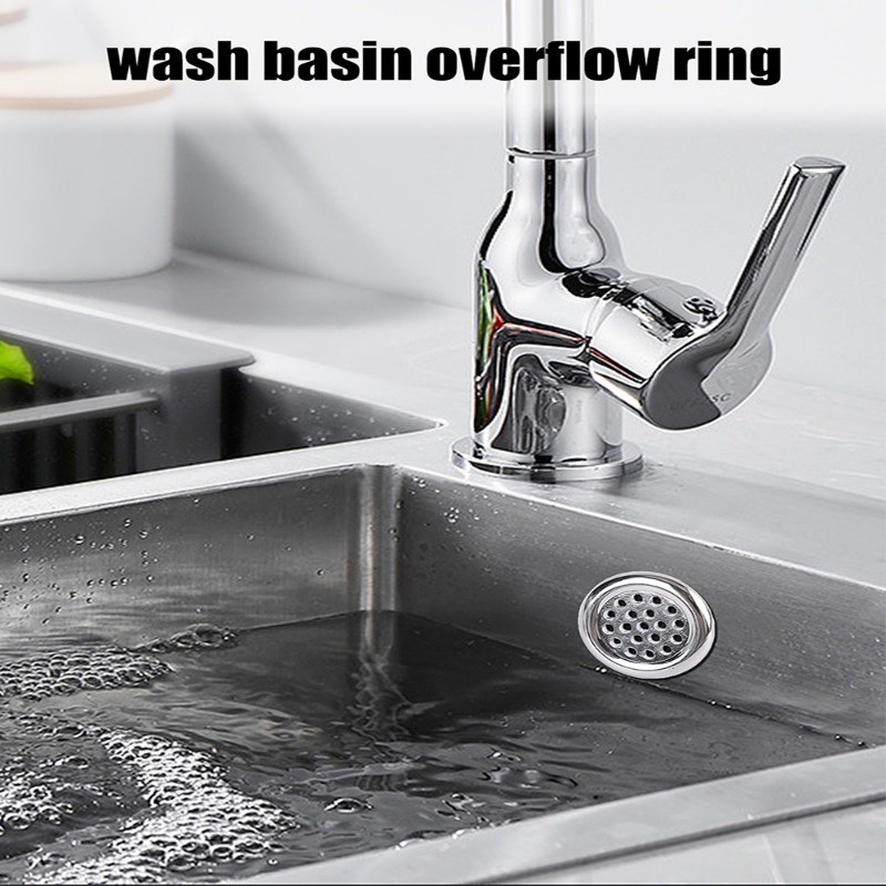 [Hot]Replacement Wash Basin Overflow Cover / Stainless Steel Drain ...