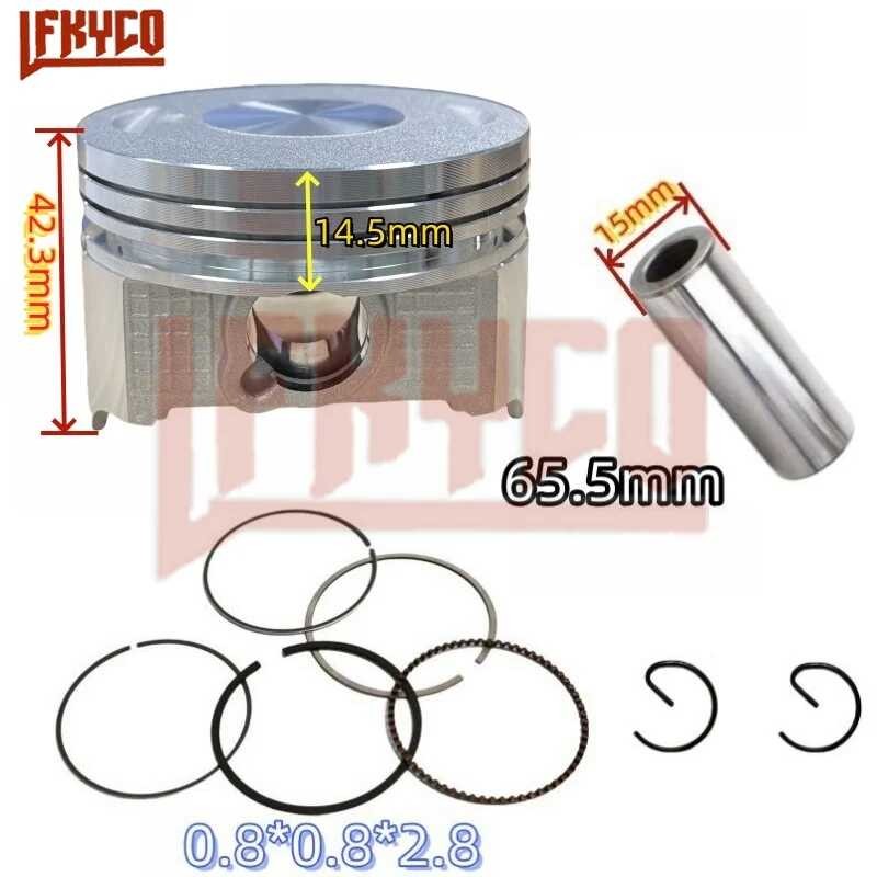 Motorcycle Engine Parts 65.5Mm Bore For Honda Cb250 Cb200 Shen CB 250Cc ...