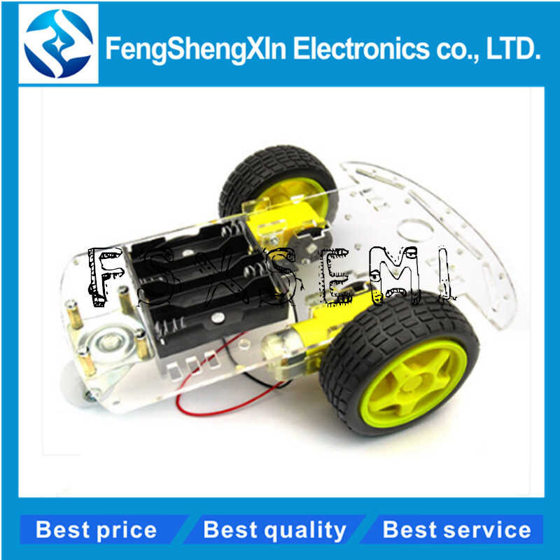 Smart 2WD Robot Car Chassis Kits with Speed Encoder and Battery Box for ...