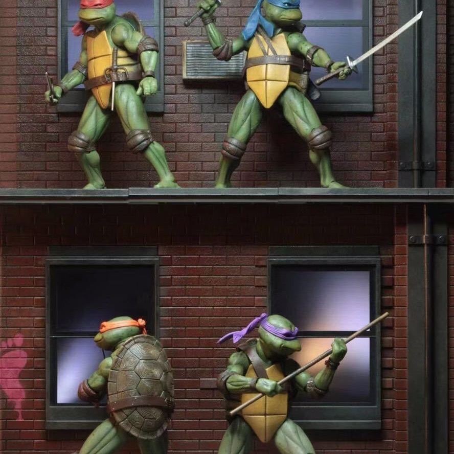 NECA Ninja Turtles TMNT 2018 SDCC Limited Edition 7-Inch Mobile Puppet ...