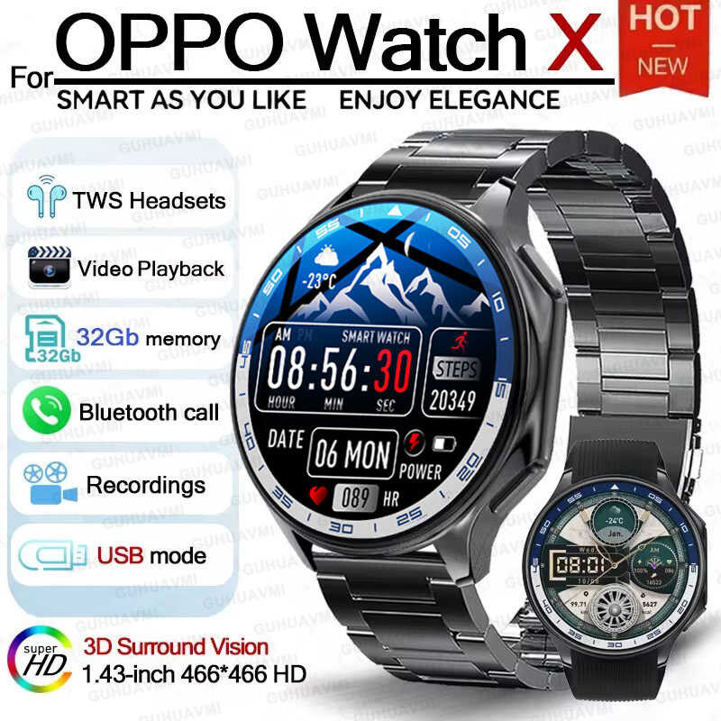 01 2024 3 NEW X Smart Watch Men 3D Surround Vision Video Player 32Gb ...
