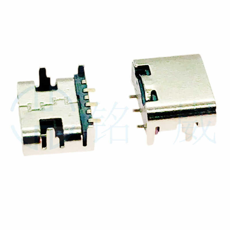 Mingwei TYPEC board 3-pin simple charging female socket fully inserted ...