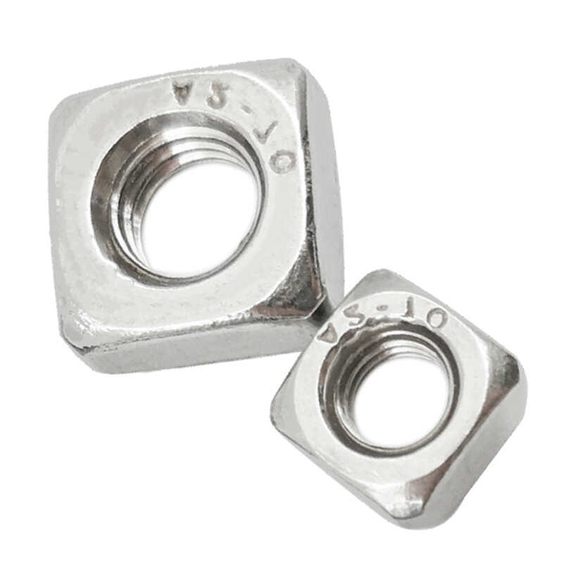 304 Square nut stainless steel square nut square screw cap locking thin ...