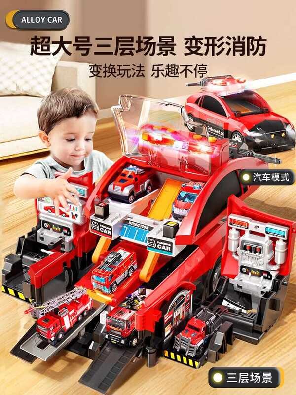 Tt Maraming Functional Rescue Fire Truck, Laruan Para Sa Mga , Malaking ...