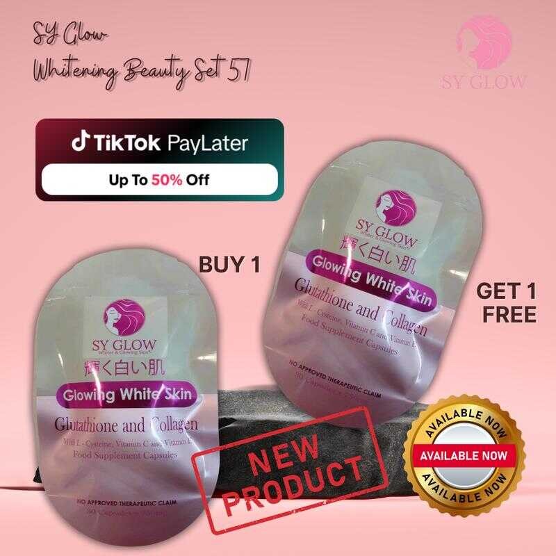 SY Glow Whitening Beauty Set 57 - Glowing White Skin | Glutathione ...