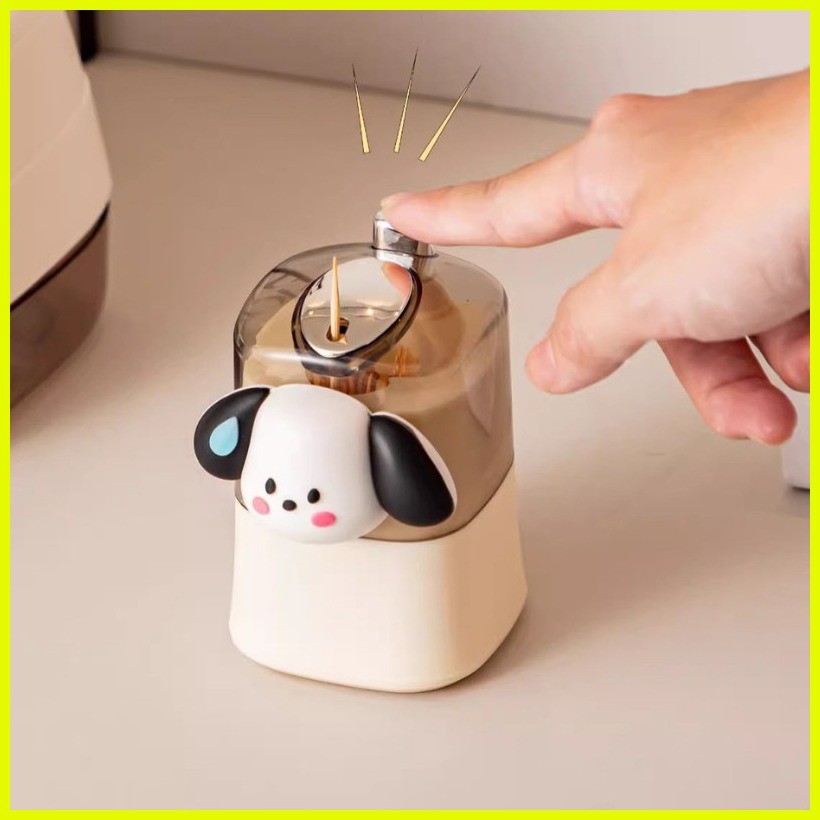 Automatic Toothpick Dispenser Pop Up Toothpick Holder Home Push Type ...