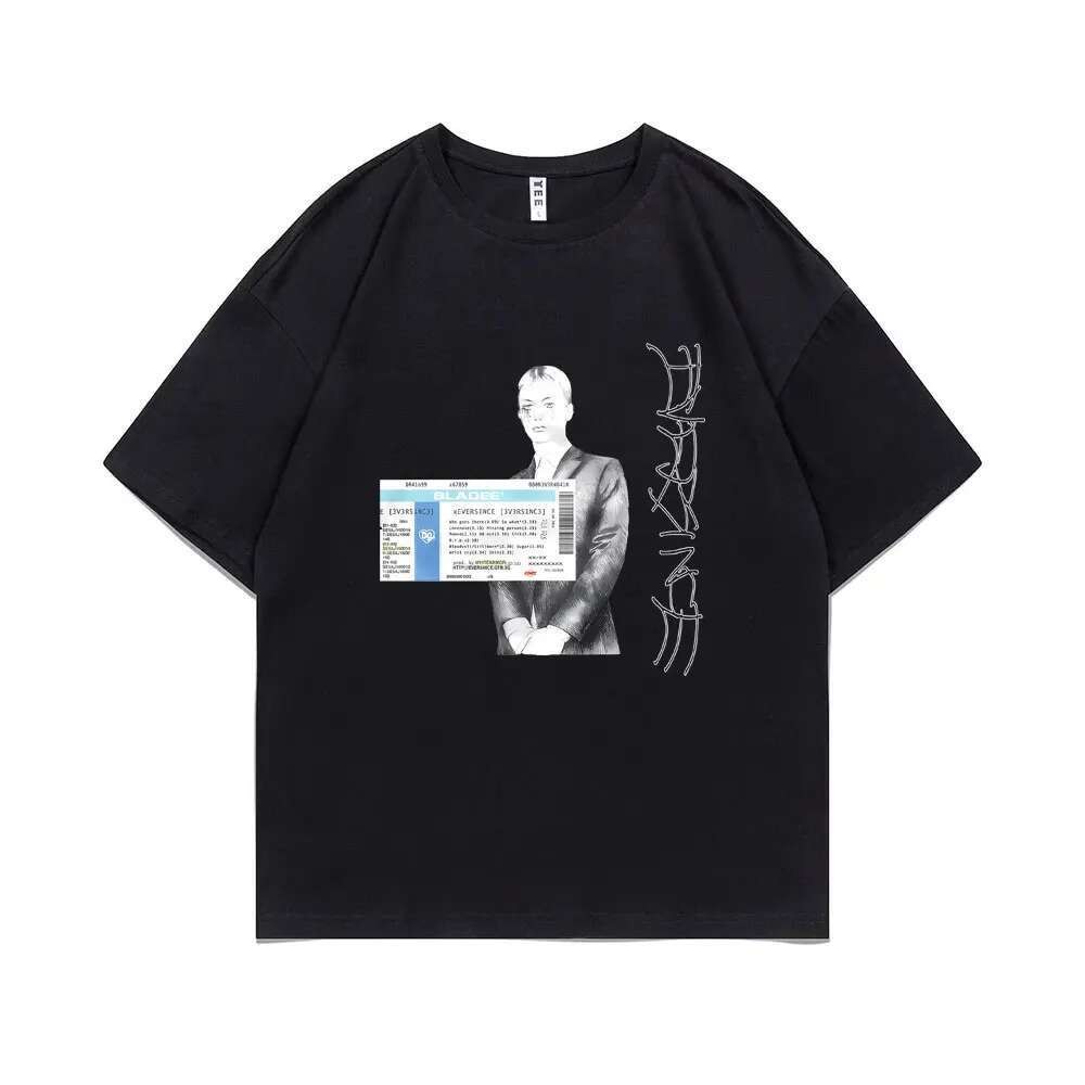 Rapper Bladee Eversince Tshirt Drain Gang T-shirt Men's Fashion Hip Hop ...
