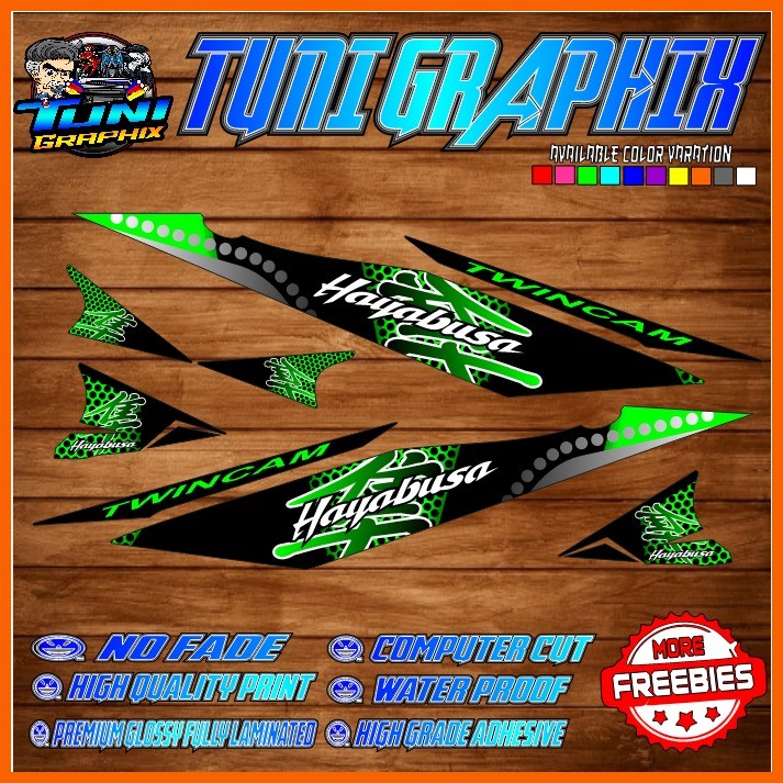 Suzuki Raider 150 1st Gen Decal ( HAYABUSA Stock Design ) W/ FREEBIES ...