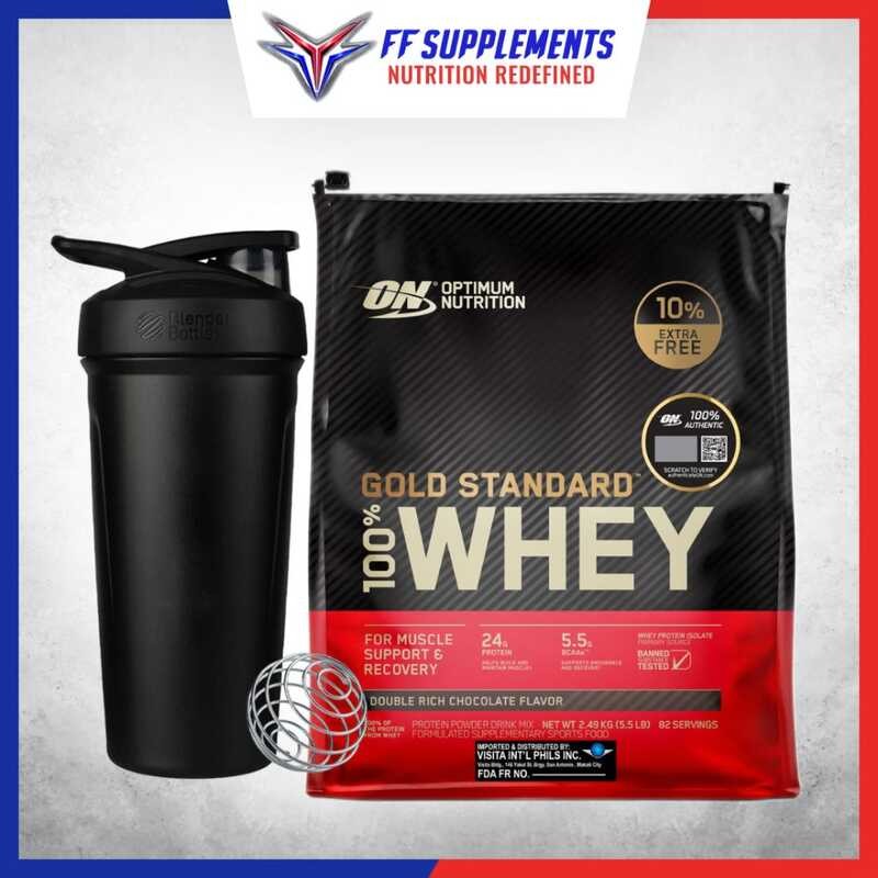 Optimum Nutrition Whey Protein Powder, ON Gold Standard 100% 5.5Lbs ...