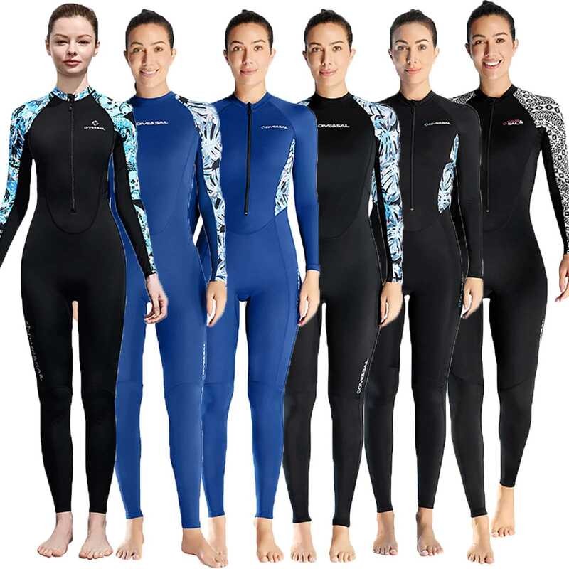 Mm COD Diving Suit Women Full Body Swimsuit Rash Guard Lycra Thin ...