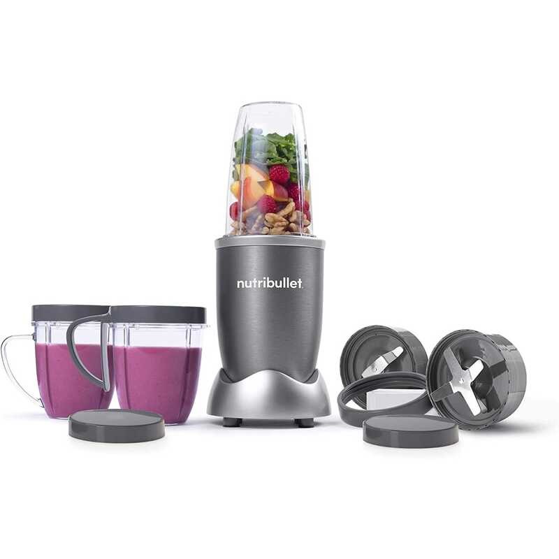Magic Bullet 600W 12-Piece Set High Speed Nutri Juicer Nutrient ...