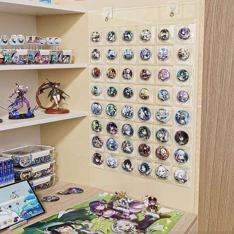 Badge storage//// Ins Wall-mounted Display Rack Bar Millet Storage Box ...