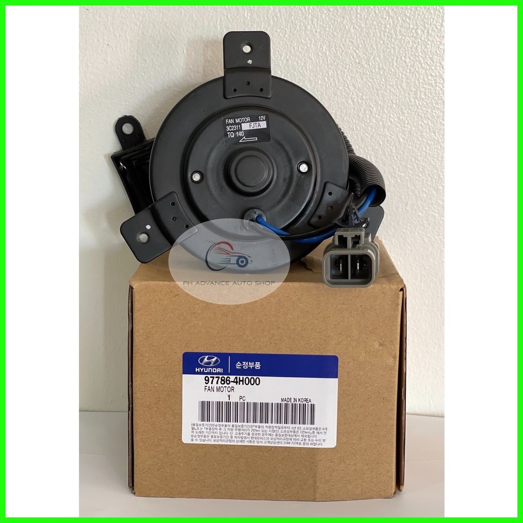 ∈ Hyundai Grand Starex Fan Motor Radiator / Condenser 2008-2017 97786 ...
