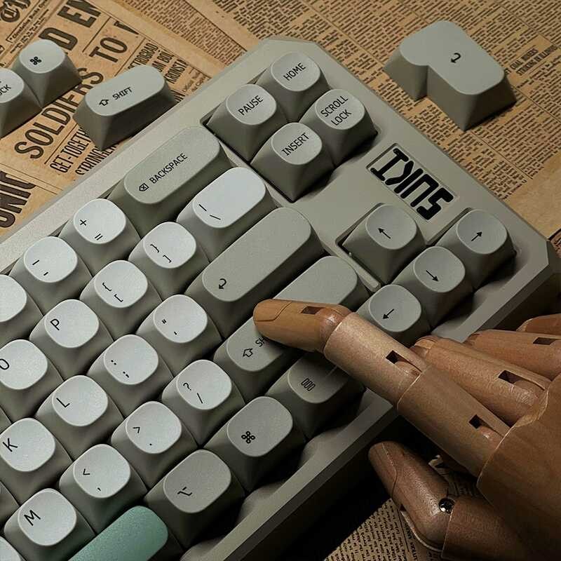 Retro Idobao Mcap Keycap PBT Original Deign for nical Keyboard Cherry ...