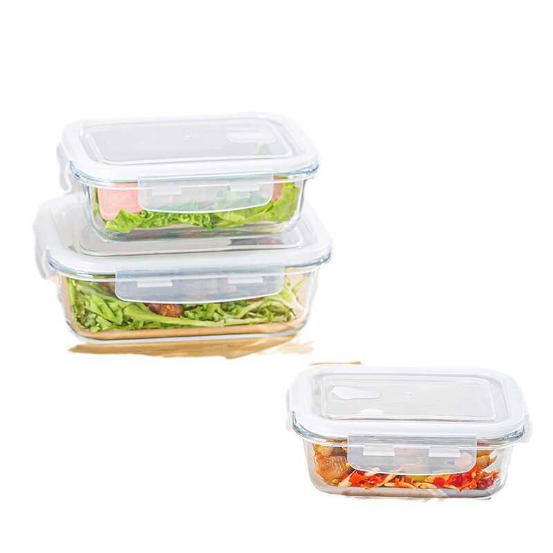 High Borosilicate Material Office With Microwave Oven And Partition ...