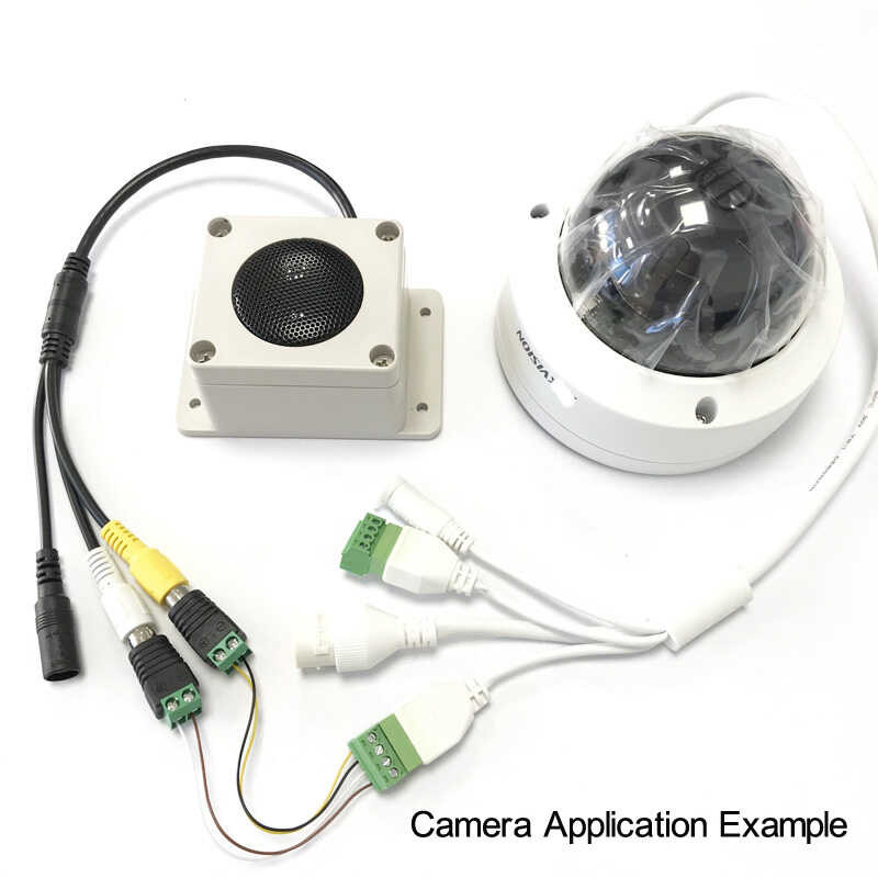 Microphone Waterproof Speaker In 1 Device Security Outdoor For IP ...