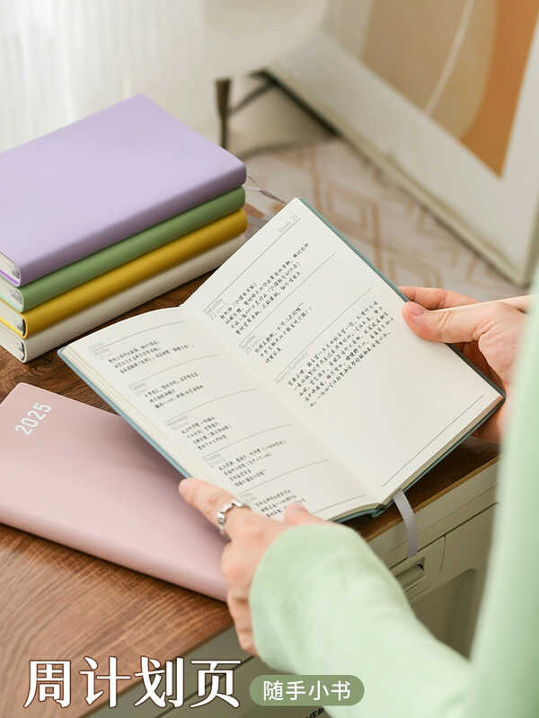 A6 2025 Schedule Notebooks Weekly Planners Portable 365 Days Calendar ...