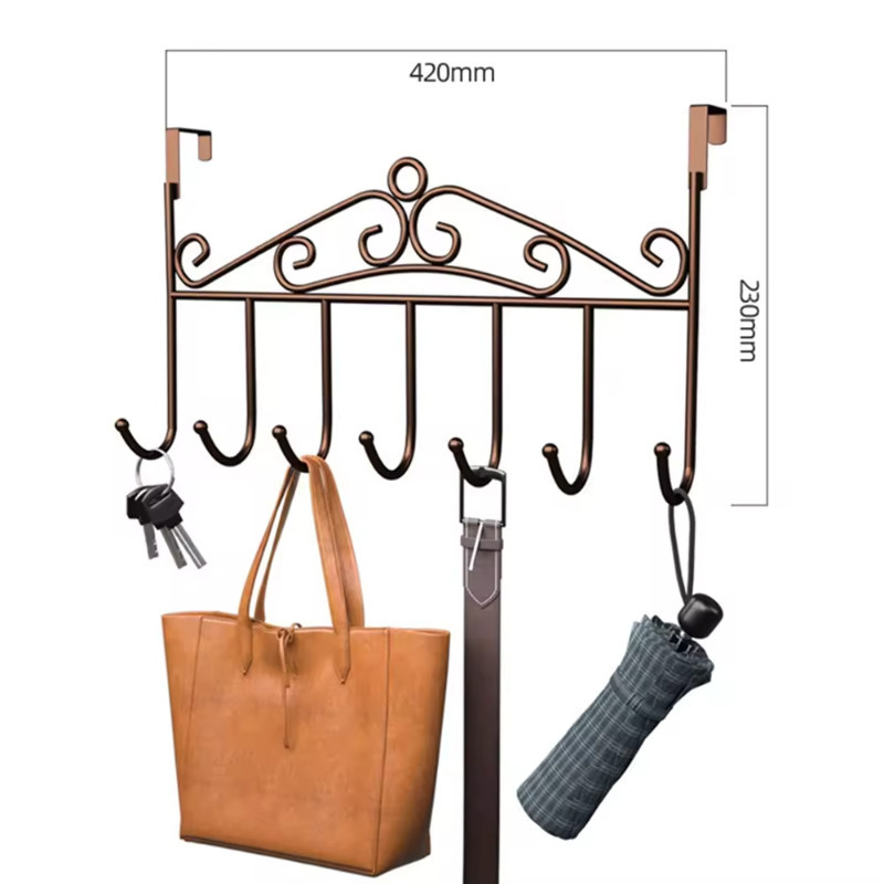 HOKEMP Back Door Clothes Hanger Hook Wall Door Hook Suitable Clothes ...