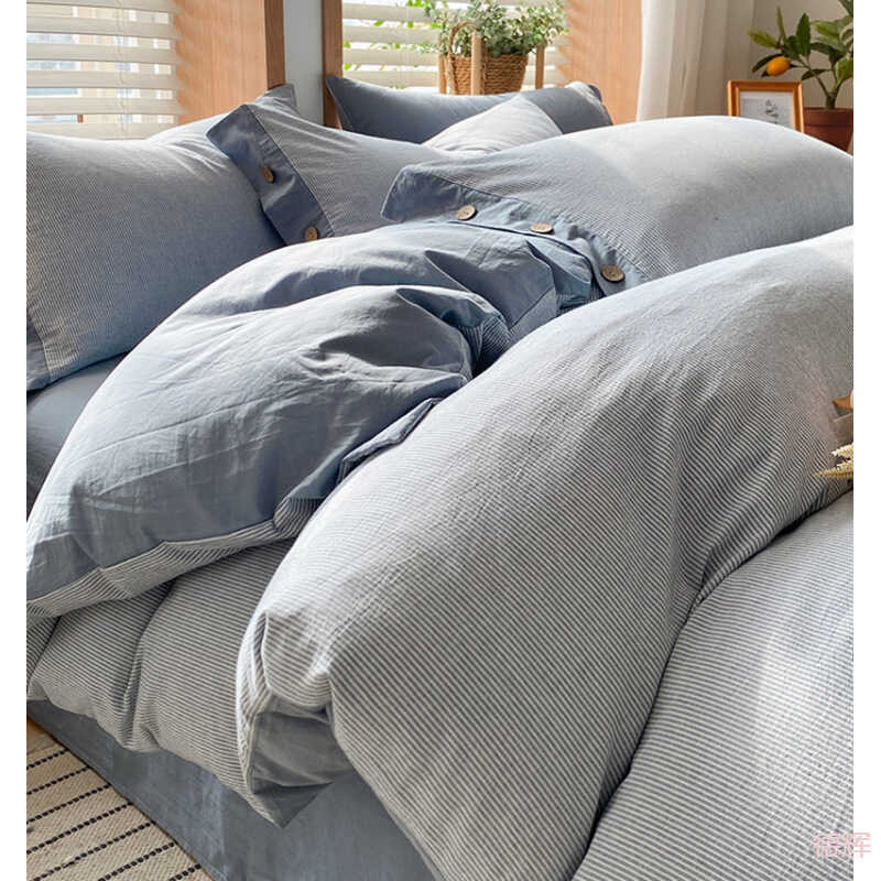 D3 2024 Bagong Kulay Hugasan Katona Apat Na Ng Pindutan Estilo Kama ...