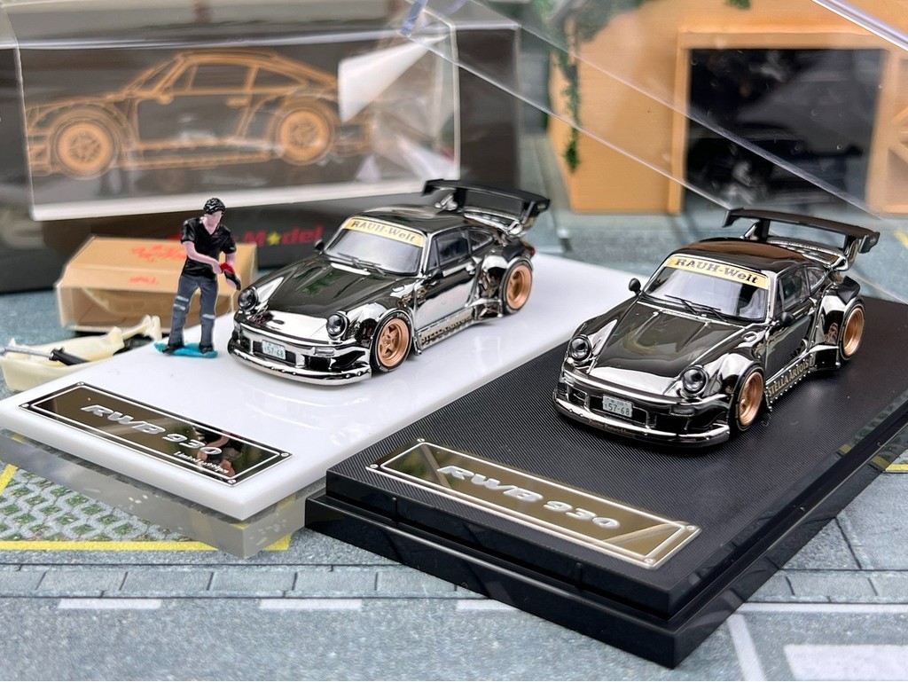 Star Model 1:64 Porsche RWB 930 GT Wide-body alloy car model | Shopee ...