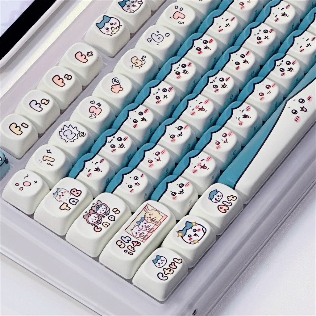 Chikawa Keycaps MOA Profile Customized Cute Style Five Sided DYE-SUB ...