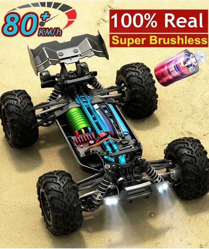 Off 4Wd Road 4X4 Er Brushless RC Car 80Km Or 50Km/H High Speed Monster ...