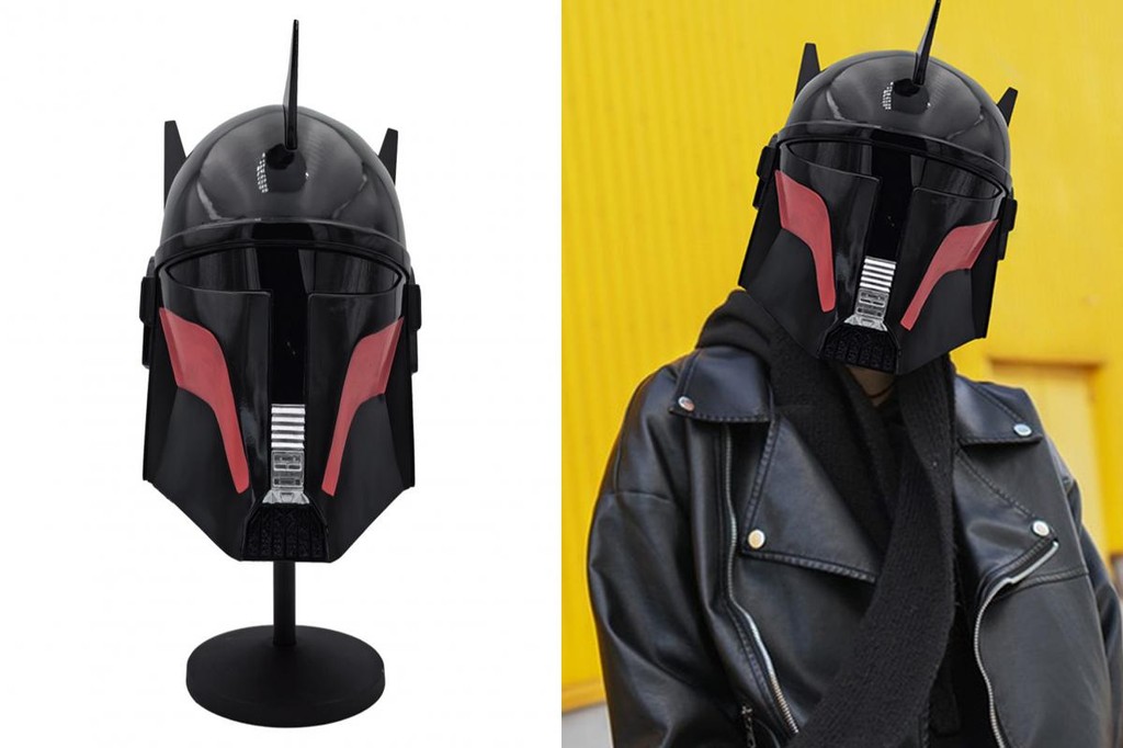 Lingoer| Movie Helmet Easy Clean Helmet Movie Cosplay Helmet Perfect ...