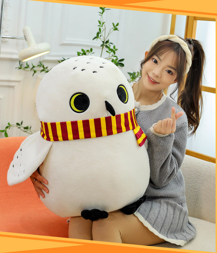 LYDIA Scarf Hedwig Plush Harry Potter Movie Character Owl Stuffed Toy ...