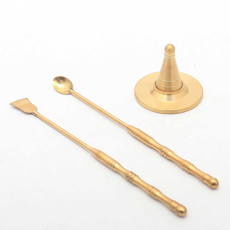 A Complete Set Of Brass Incense Seal Tools, Incense Molds, Incense ...