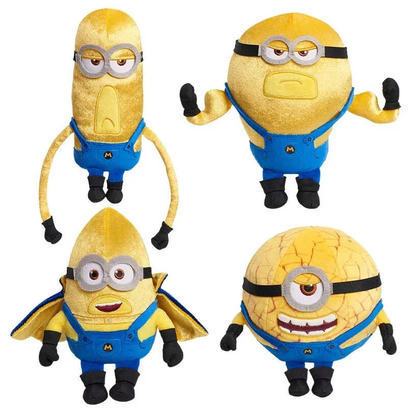 New 々 2024 Despicable Me 4 Minionso Kawaii Cute Anime Minion Plush Doll ...