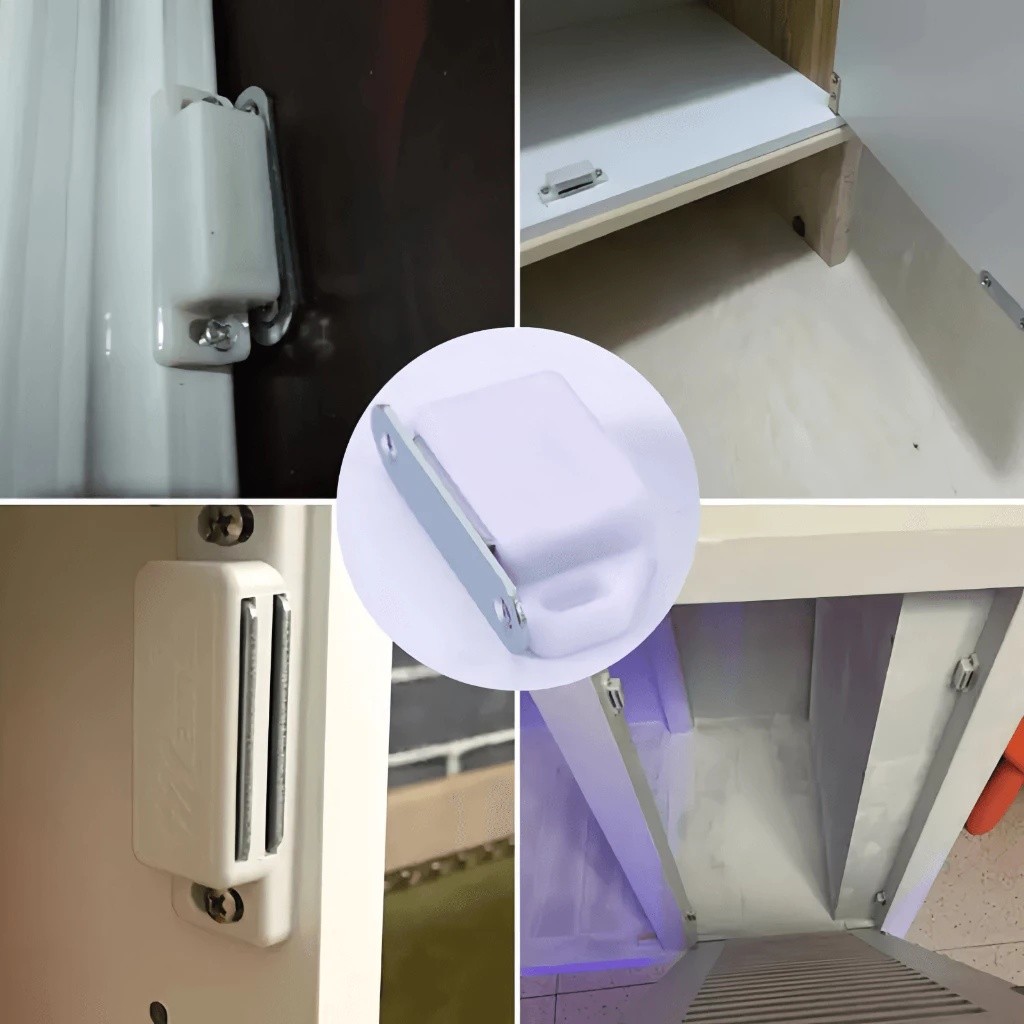 1pc Cabinet magnetic locks Ultra-thin cabinet door magnetic lock Drawer ...