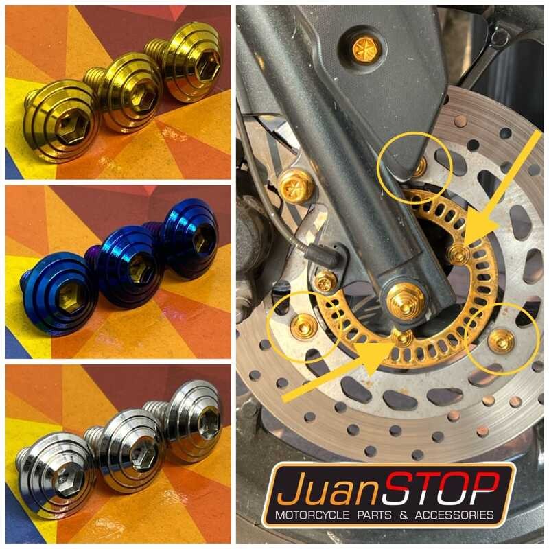 ABS Sensor Bolts For Nmax V1/V2, Aerox V1/V2 (Sold As Set) | Shopee ...