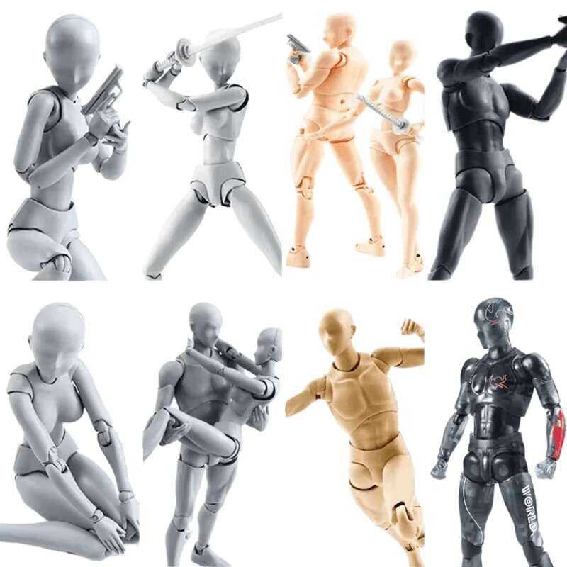Quality ⭐ High Body Kun / Chan Pose Play Grey Color Ver. Black Orange ...
