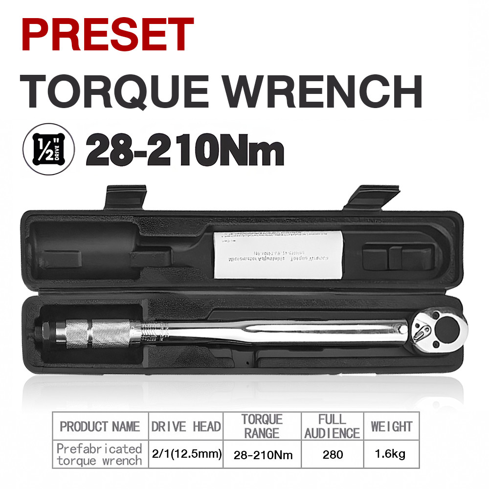 1/2dr Adjustable Torque Wrench Automatic Torque Wrench Set (28-210Nm ...