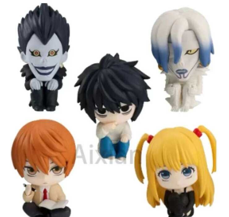 Anime 5Pcs/Set Death Note Rem Ryuk Light Yagami L Misa Amane Cute Model ...