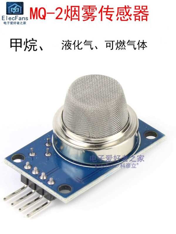 MQ-2 Smoke Sensor Module Alcohol Methane Carbon Monoxide Combustible ...