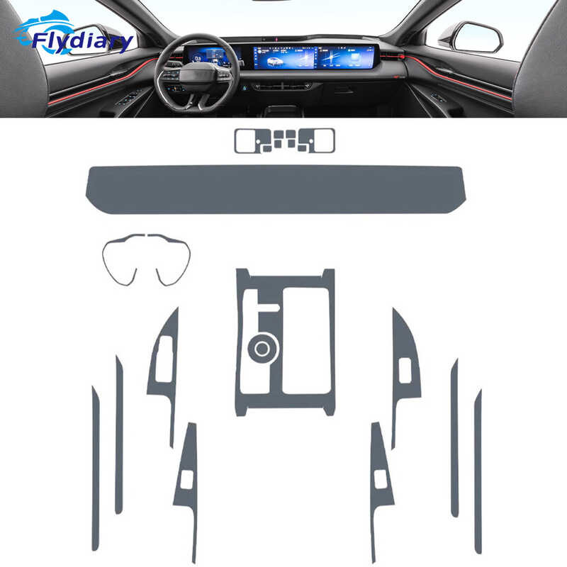 Sa Para Ford Eo 2022-2023 Interior Car Center Console Transparent Na ...