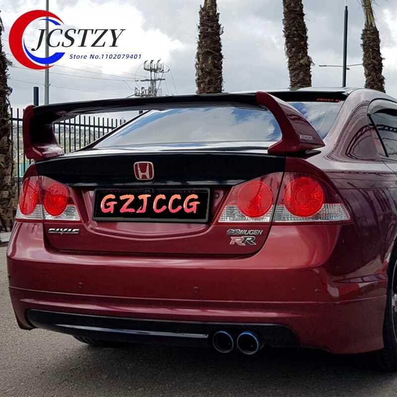 Styg Car ABS Plastic Uned Primer Color Rear Wing Lip Spoiler Para Sa ...