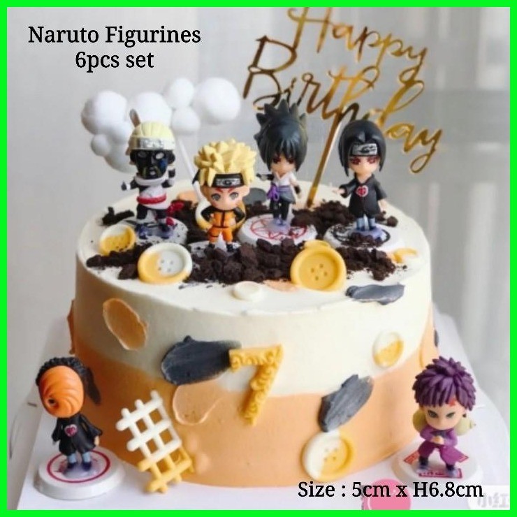 ∏ 6pcs Naruto Anime Toy Cake Topper toys toppers | Shopee Philippines